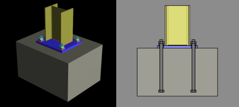 Base Plate Connections